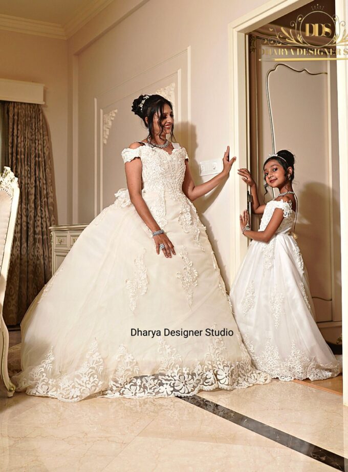 Buy Mother And Daughter Dress Online | Dharya Designer Studio