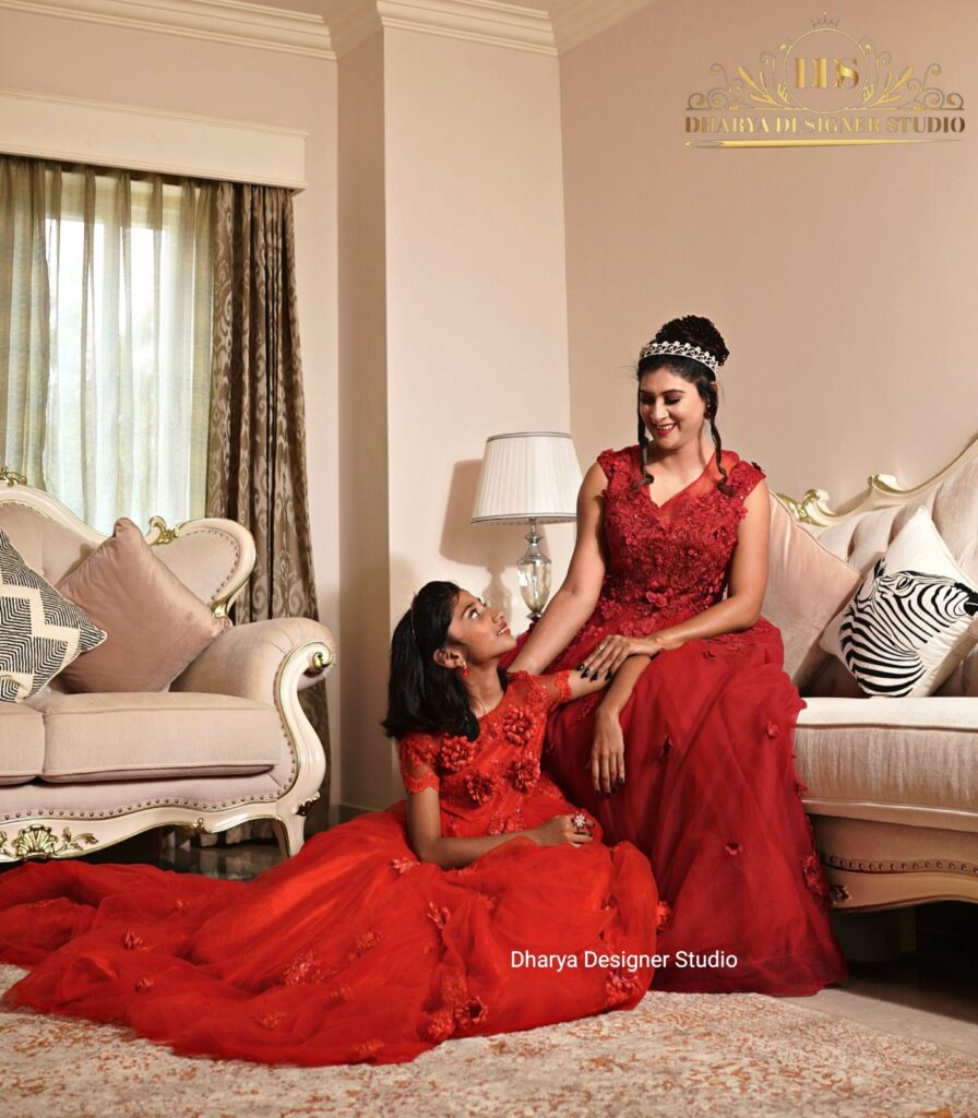 Mother And Daughter Dresses Boutique| Dharya Designer Studio