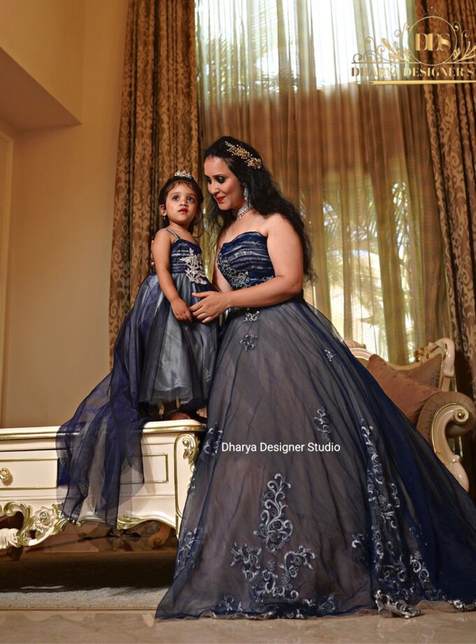 Buy Mother And Daughter Dress Online | Dharya Designer Studio